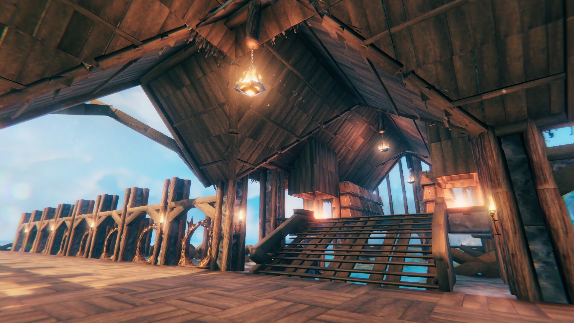 Ocean Villa Valheim Build