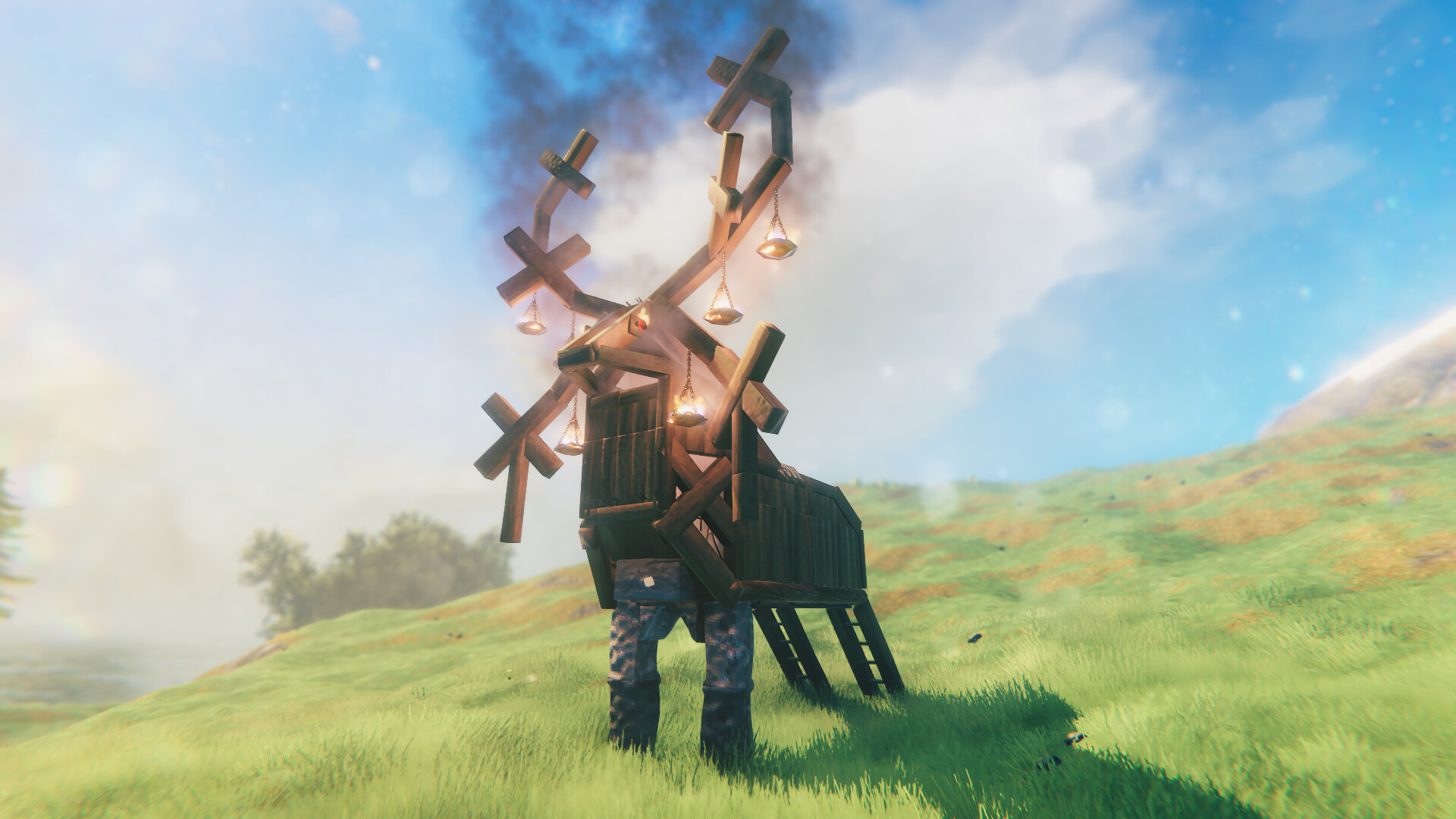 Eikthyr Lodge (Contest Entry) Valheim Build