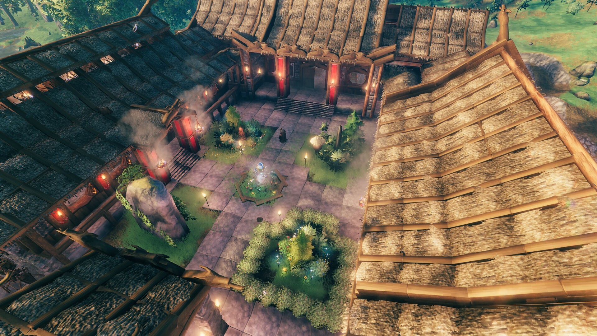 Chinese architecture - SiHeYuan Valheim Build