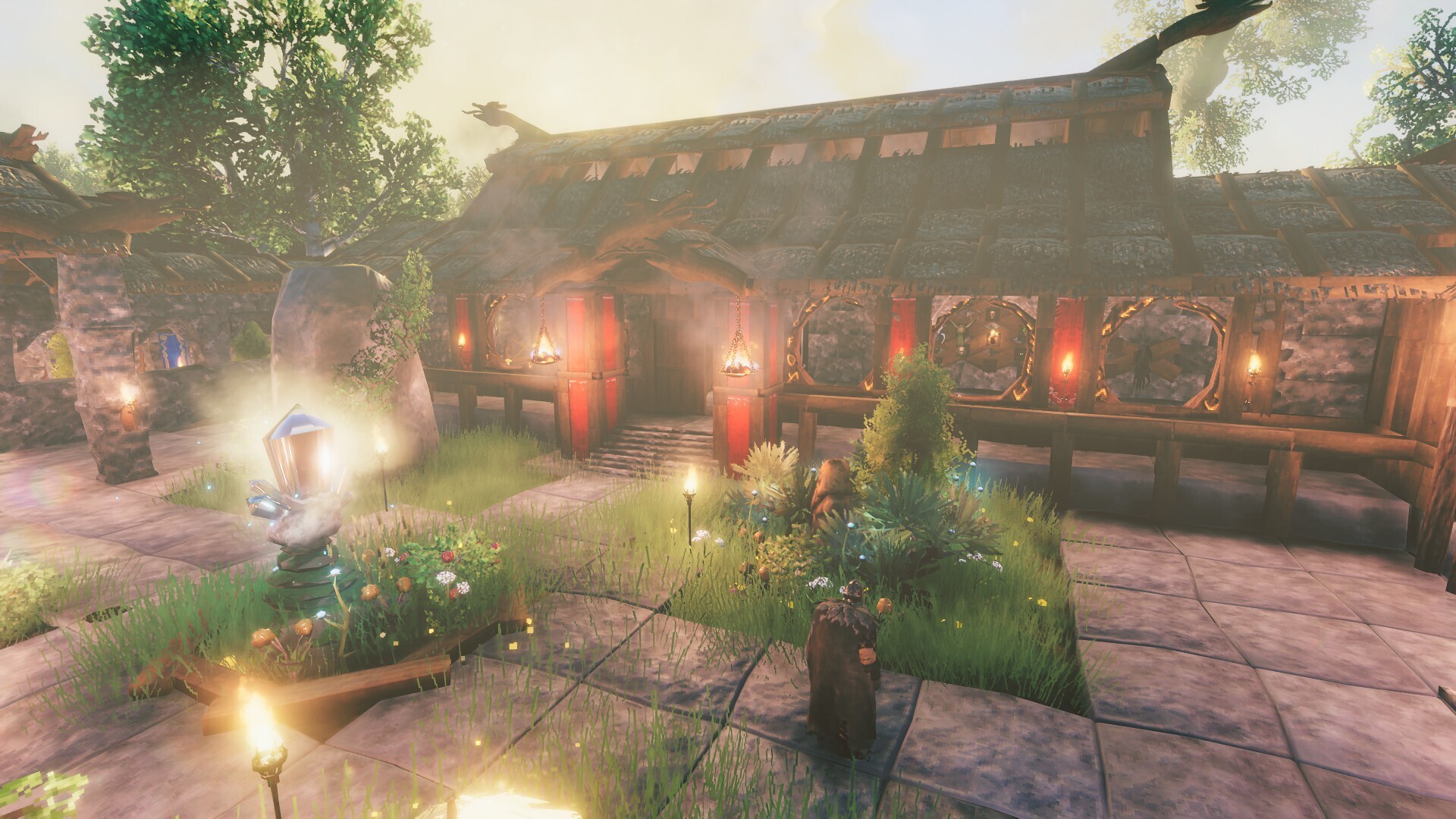 Chinese architecture - SiHeYuan Valheim Build