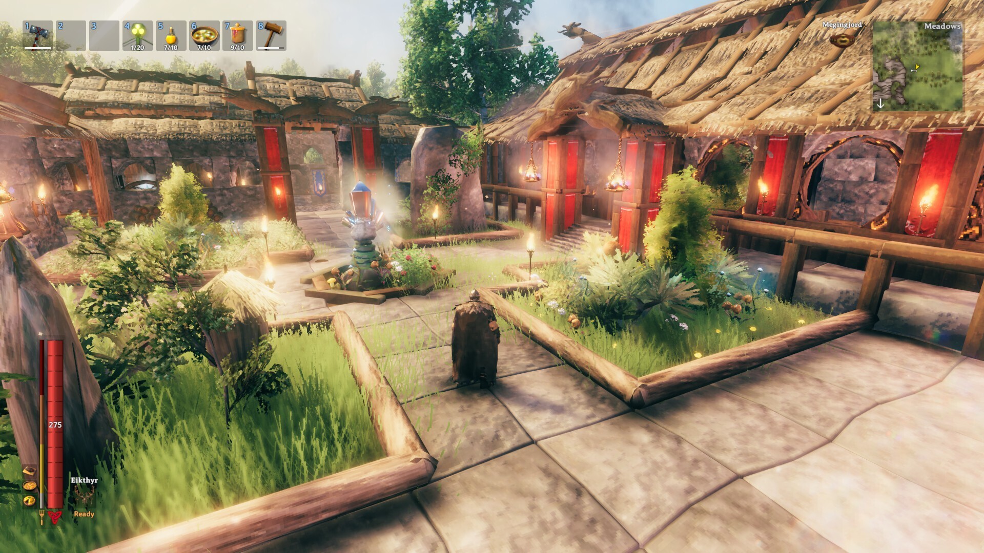 Chinese architecture - SiHeYuan Valheim Build