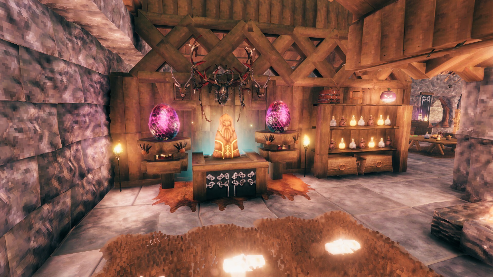 Chinese architecture - SiHeYuan Valheim Build
