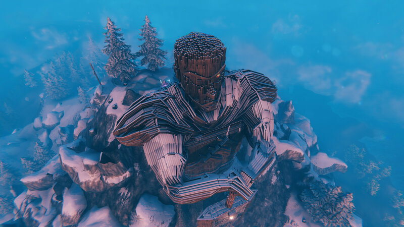 Statue of Guts from Berserk - A tribute to Kentaro Miura Valheim Build