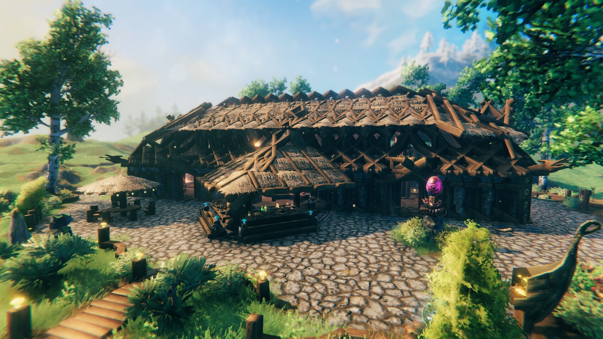 Dragon's End Tavern Valheim Build