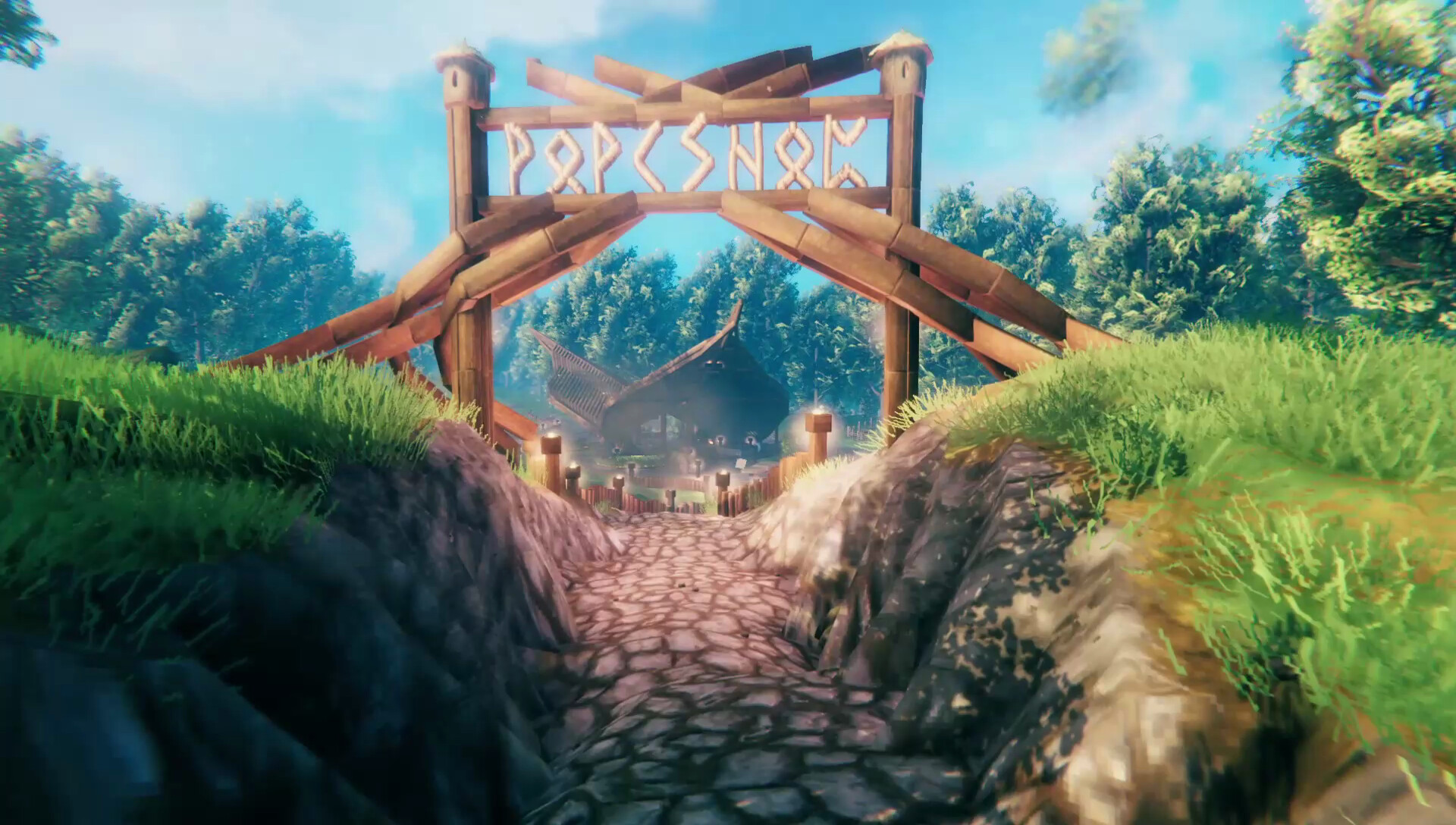 Viking Workshop - Open Concept Valheim Build