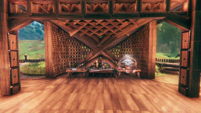Viking Workshop - Open Concept Valheim Build