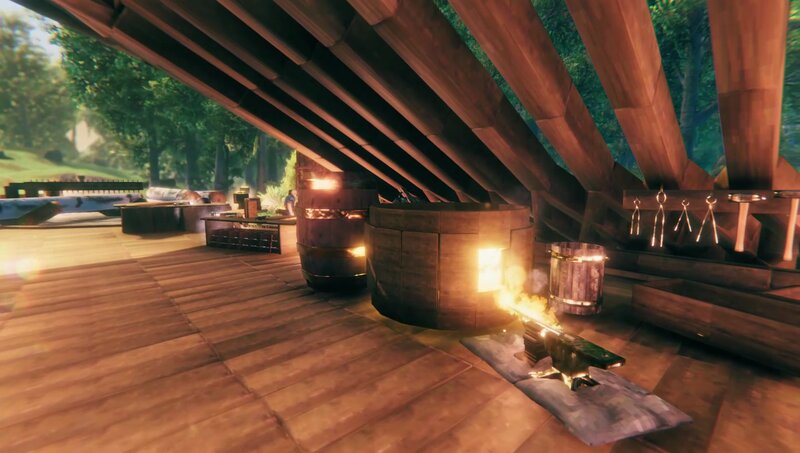 Viking Workshop - Open Concept Valheim Build