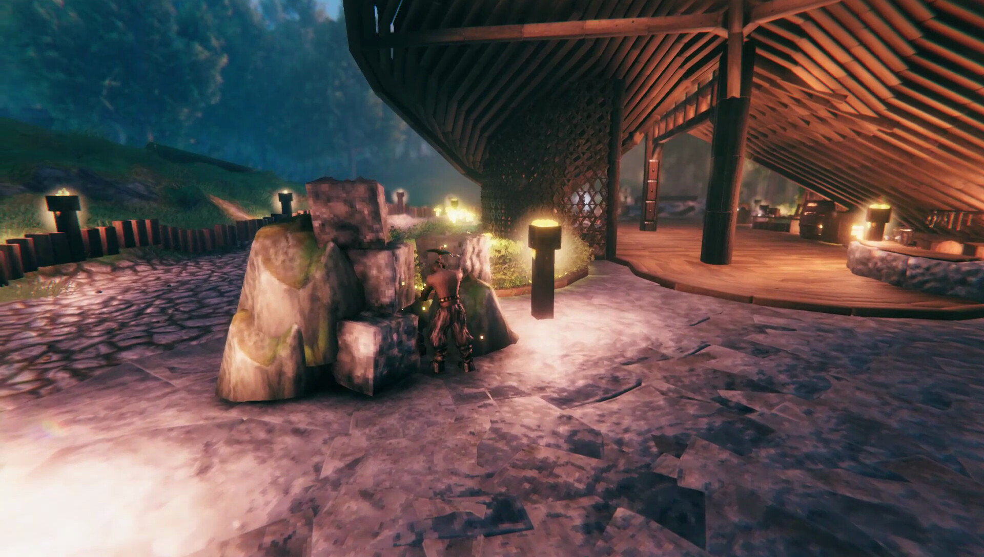 Viking Workshop - Open Concept Valheim Build