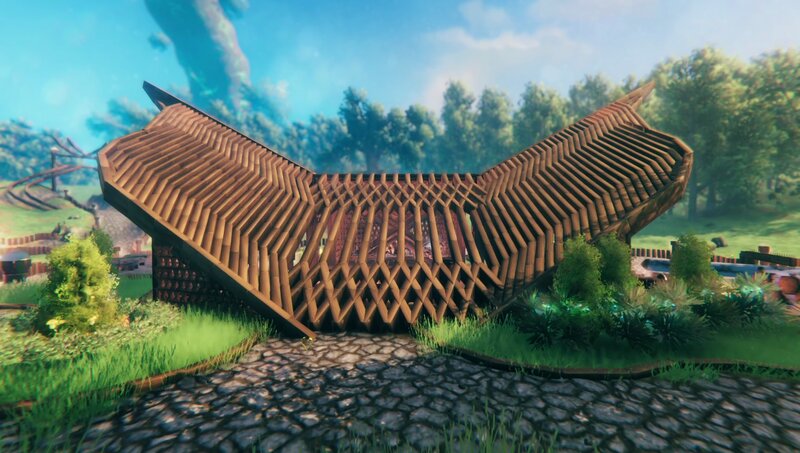 Viking Workshop - Open Concept Valheim Build