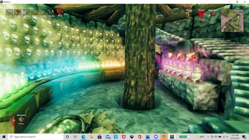 City of Overlook - Solo base build Valheim Build