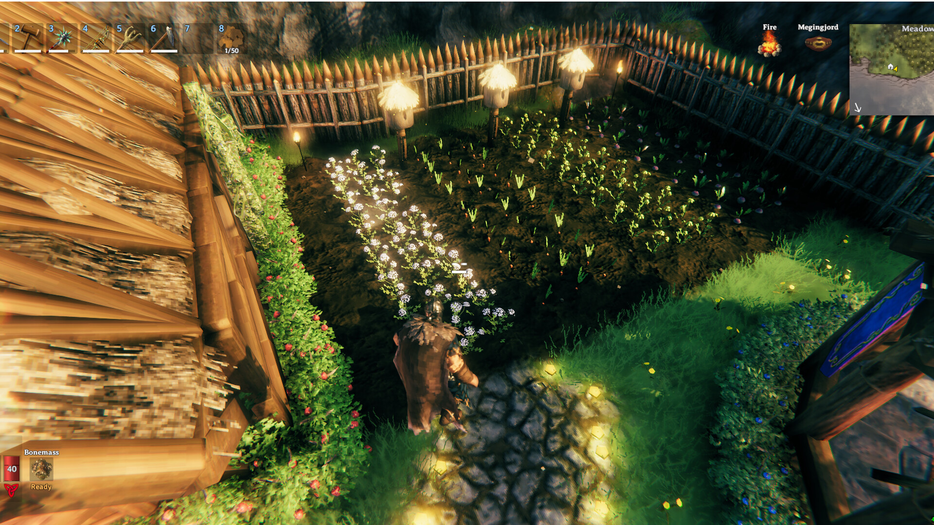 Abandoned original base gets a glow-up Valheim Build