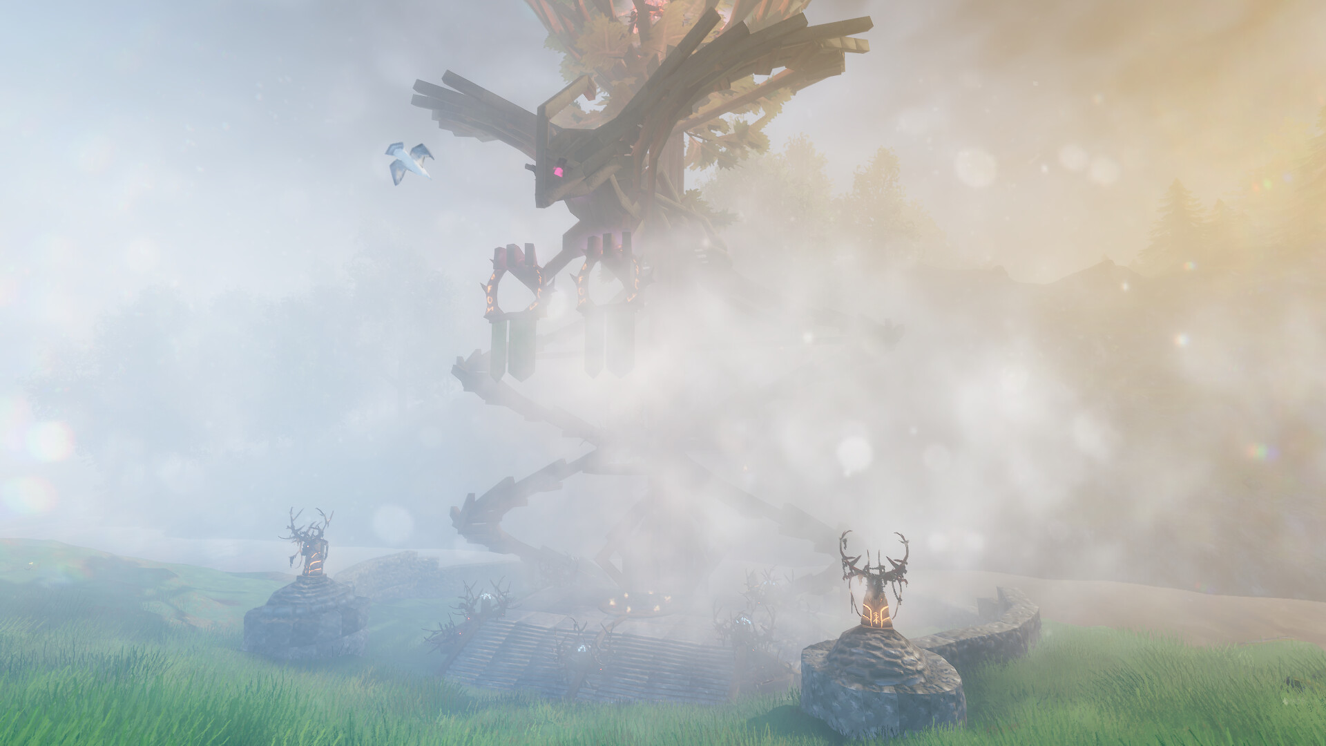 Shamanic Portal Hub tower - No mods/console Valheim Build