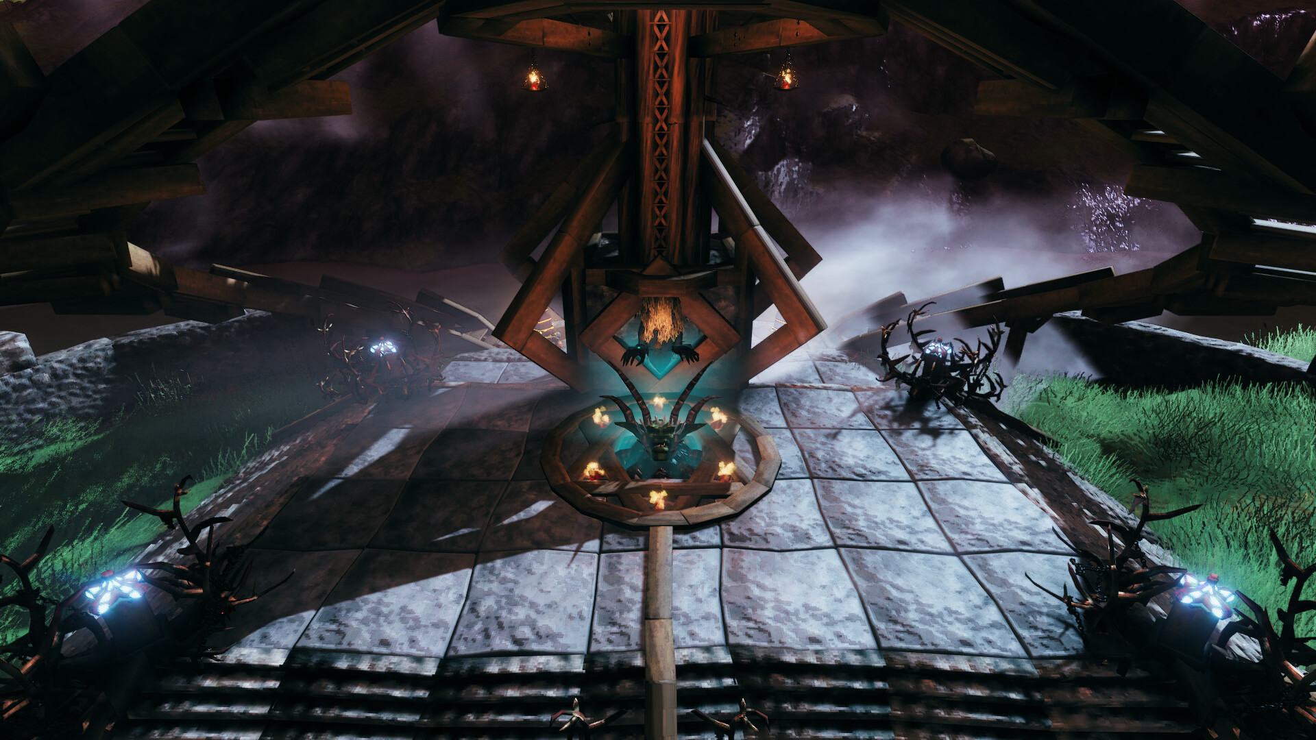 Shamanic Portal Hub tower - No mods/console Valheim Build