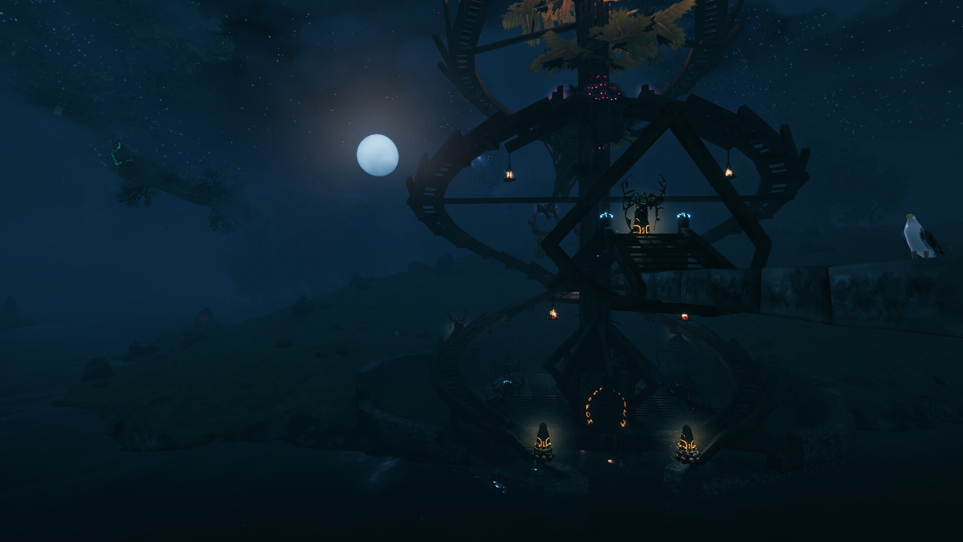 Shamanic Portal Hub tower - No mods/console Valheim Build
