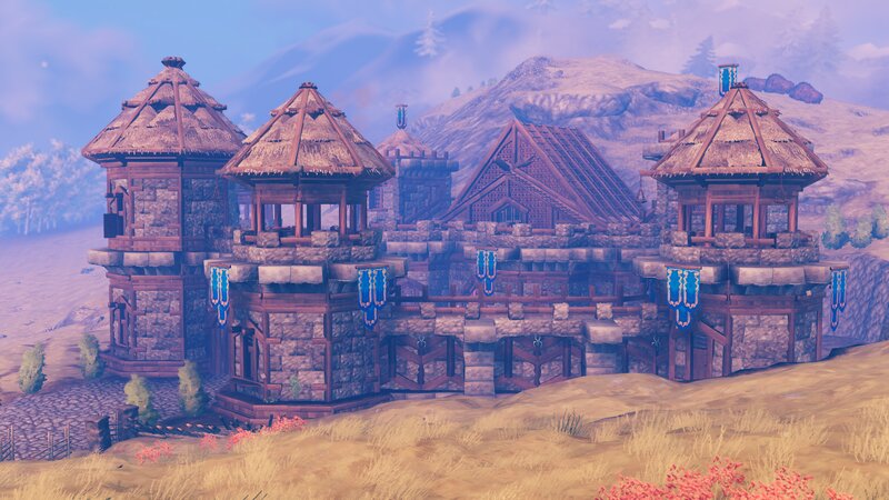 Castle FInal part Valheim Build