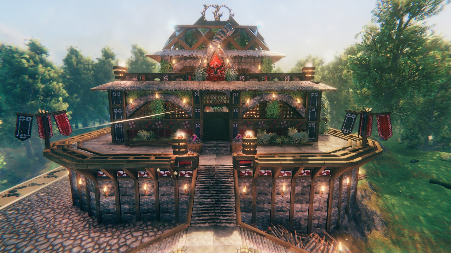 Tombstone Temple Valheim Build