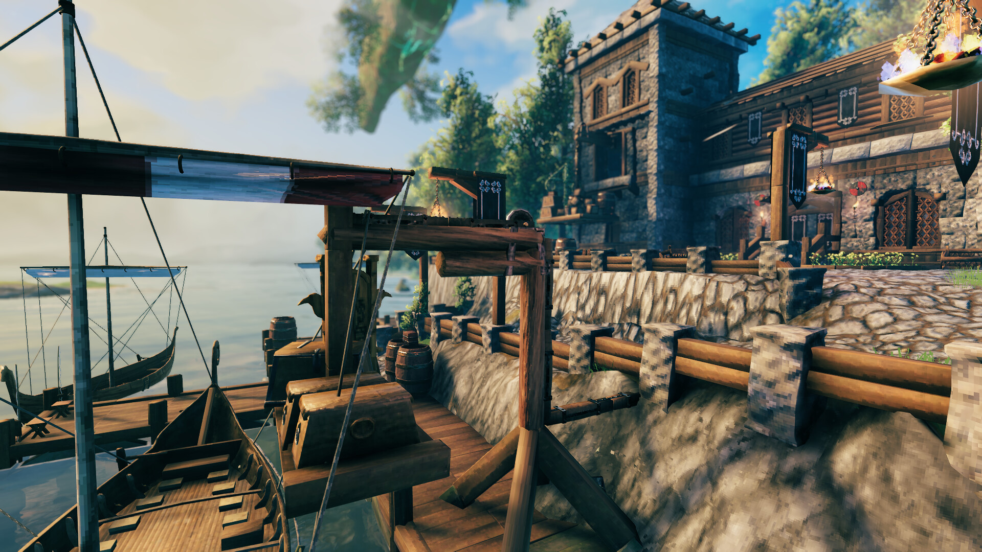 Port storage Valheim Build