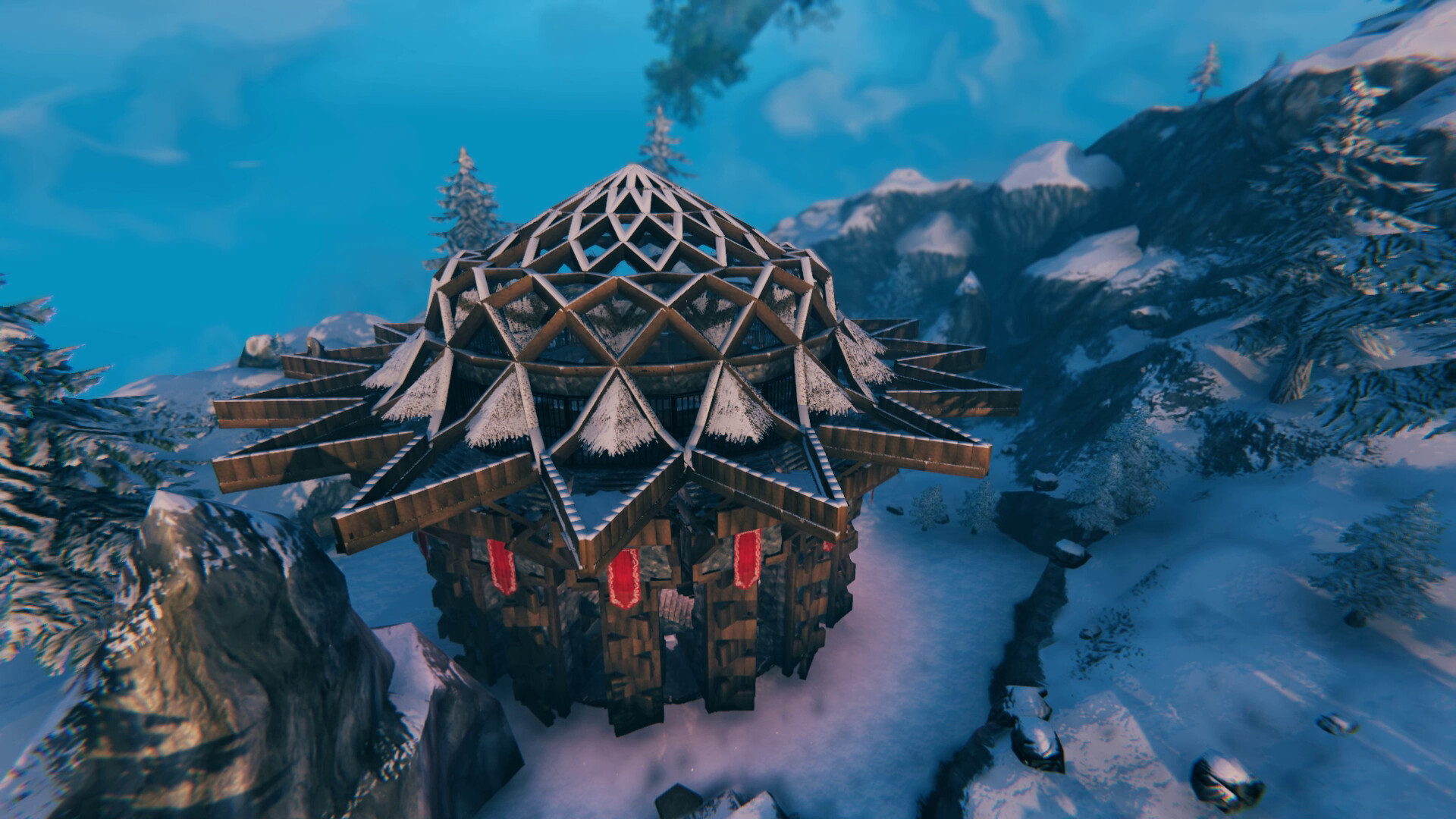 🐉How to summon Valheim's Moder boss in style Valheim Build