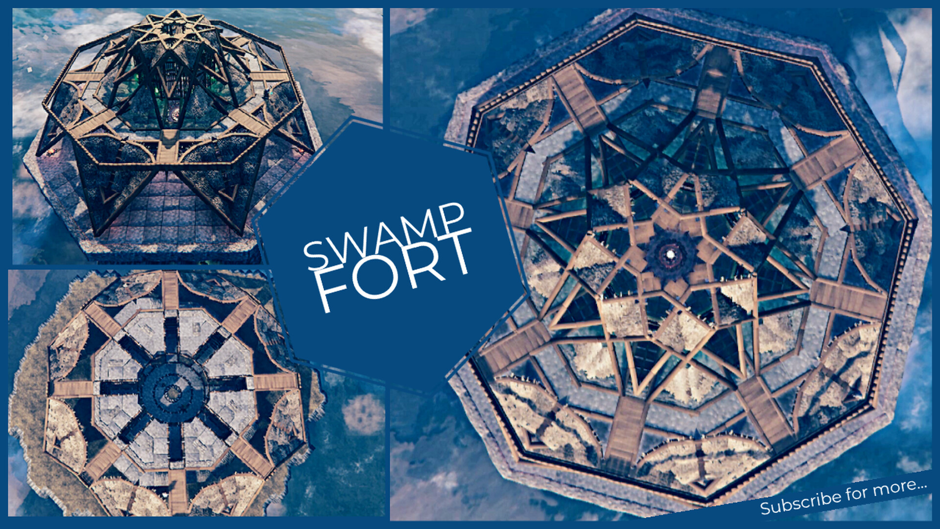 Swamp Fort Valheim Build