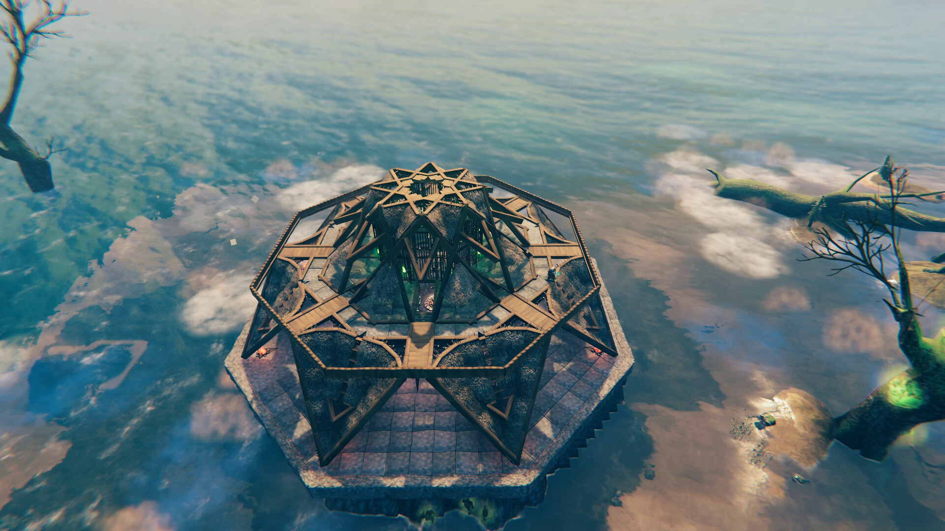 Swamp Fort Valheim Build