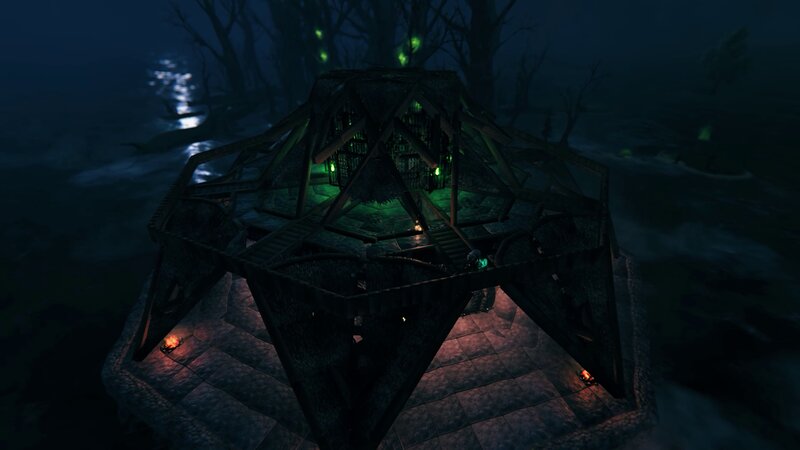 Swamp Fort Valheim Build