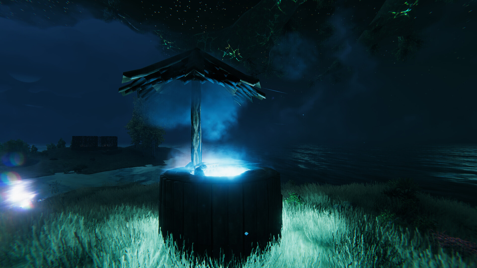 Elevated Bathtub - Water Tower & Bathhouse Valheim Build