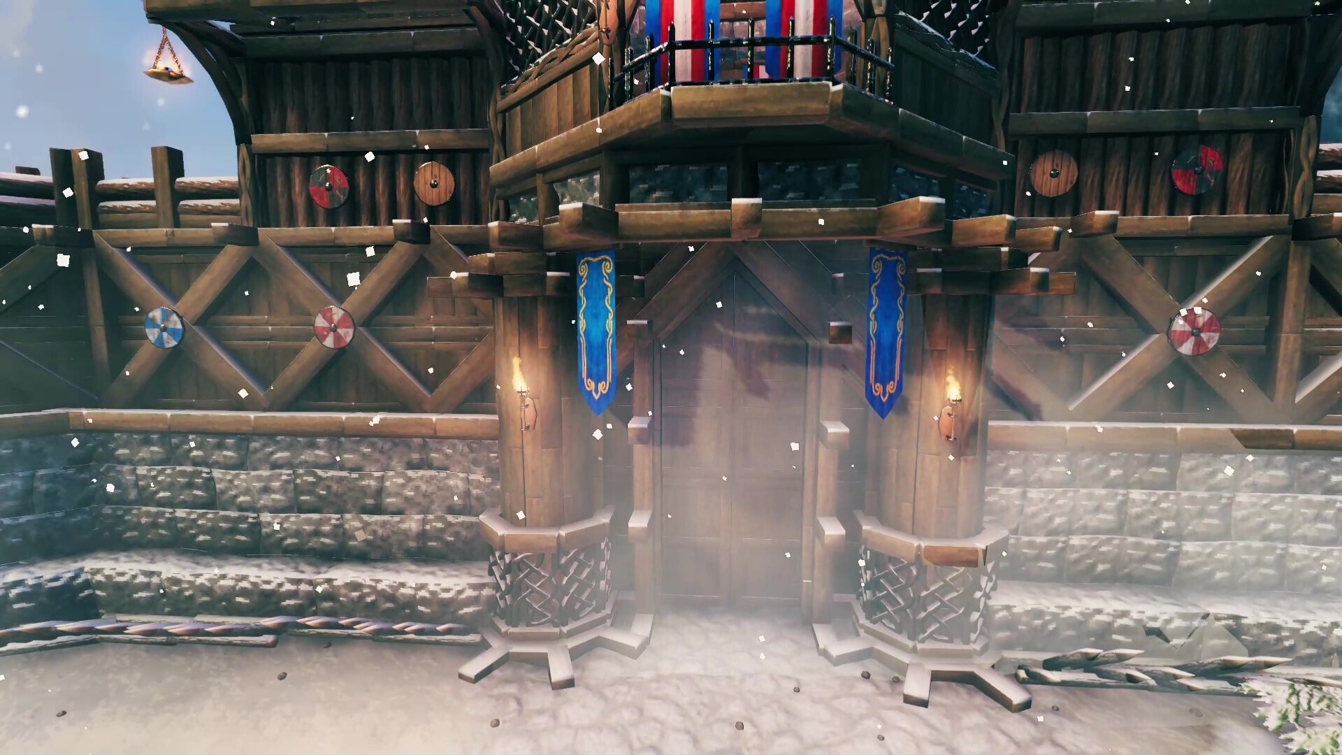 Winter village pt1 Valheim Build