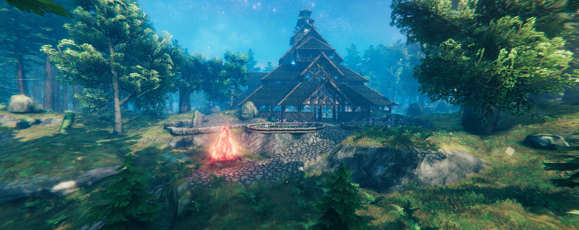 Odins Temple Valheim Build