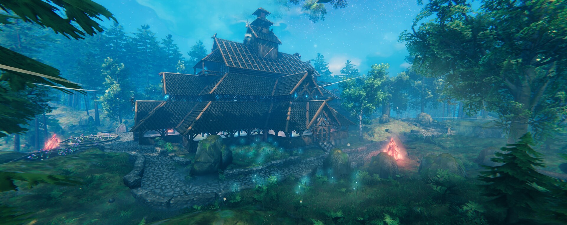 Odins Temple Valheim Build