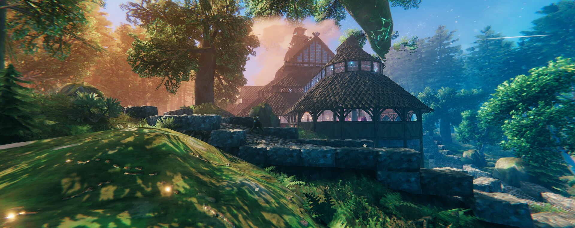 Odins Temple Valheim Build