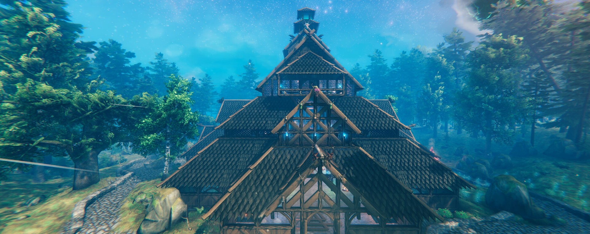 Odins Temple Valheim Build