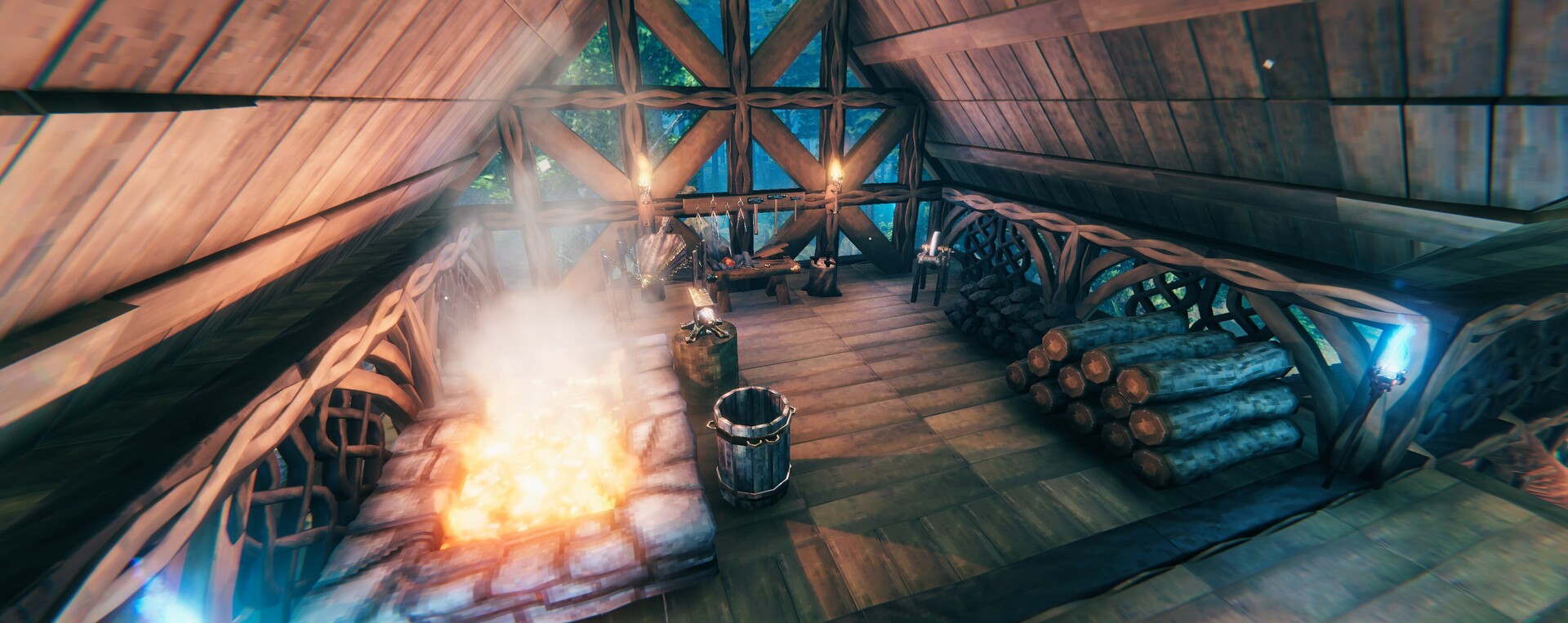 Odins Temple Valheim Build