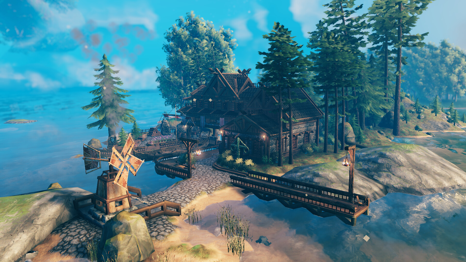 Dock house Valheim Build