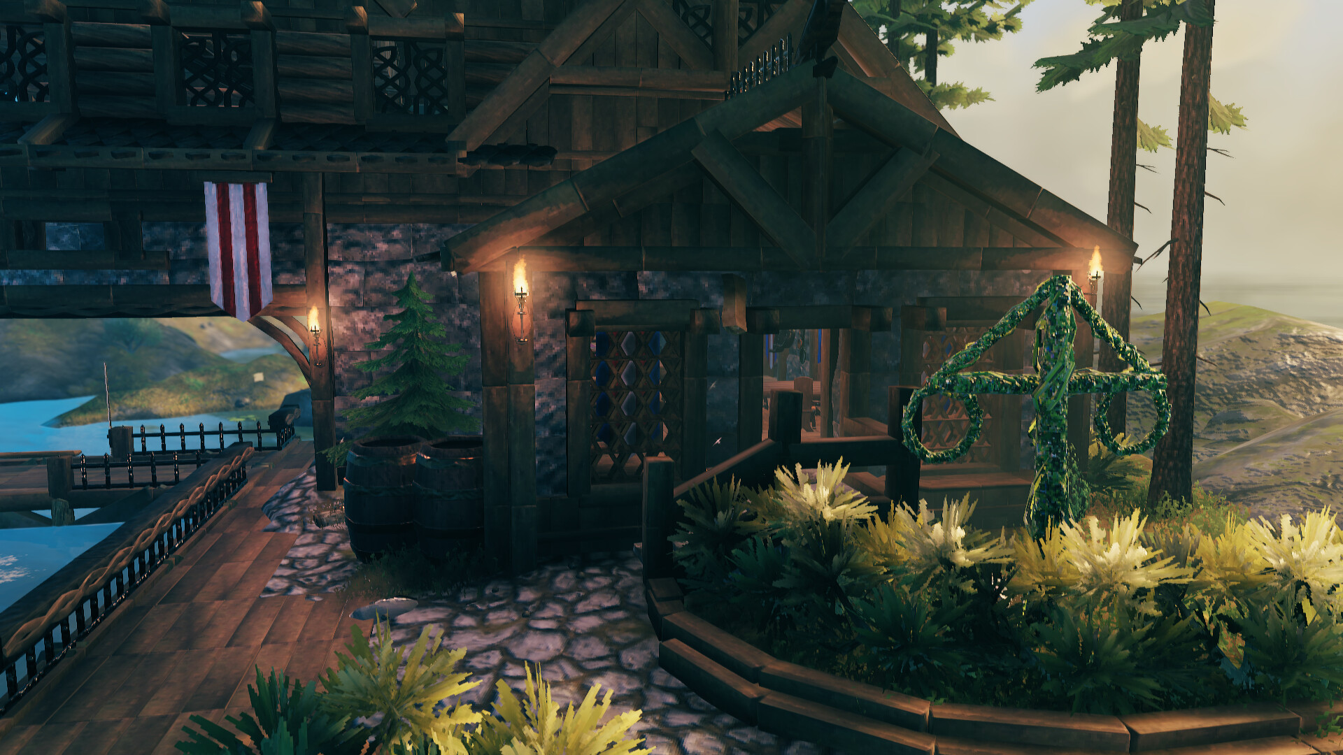 Dock house Valheim Build