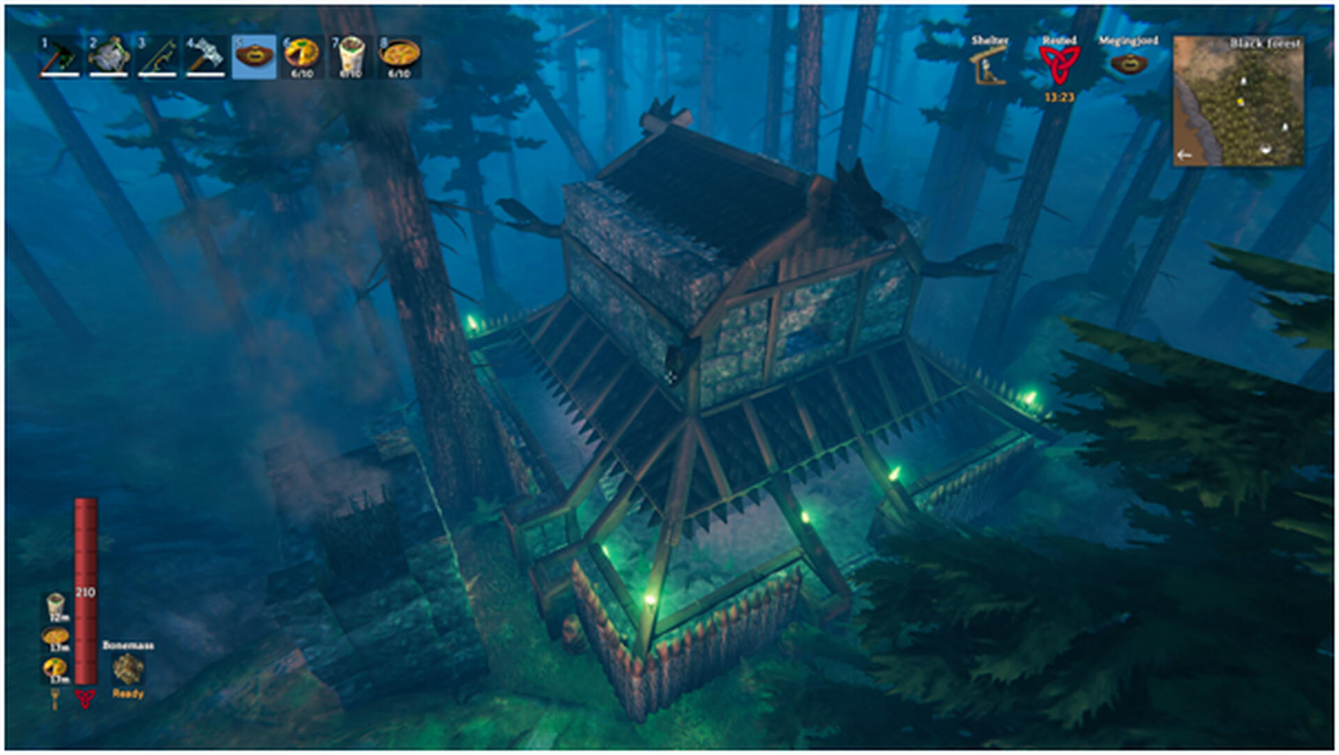 Temple in the Woods Valheim Build