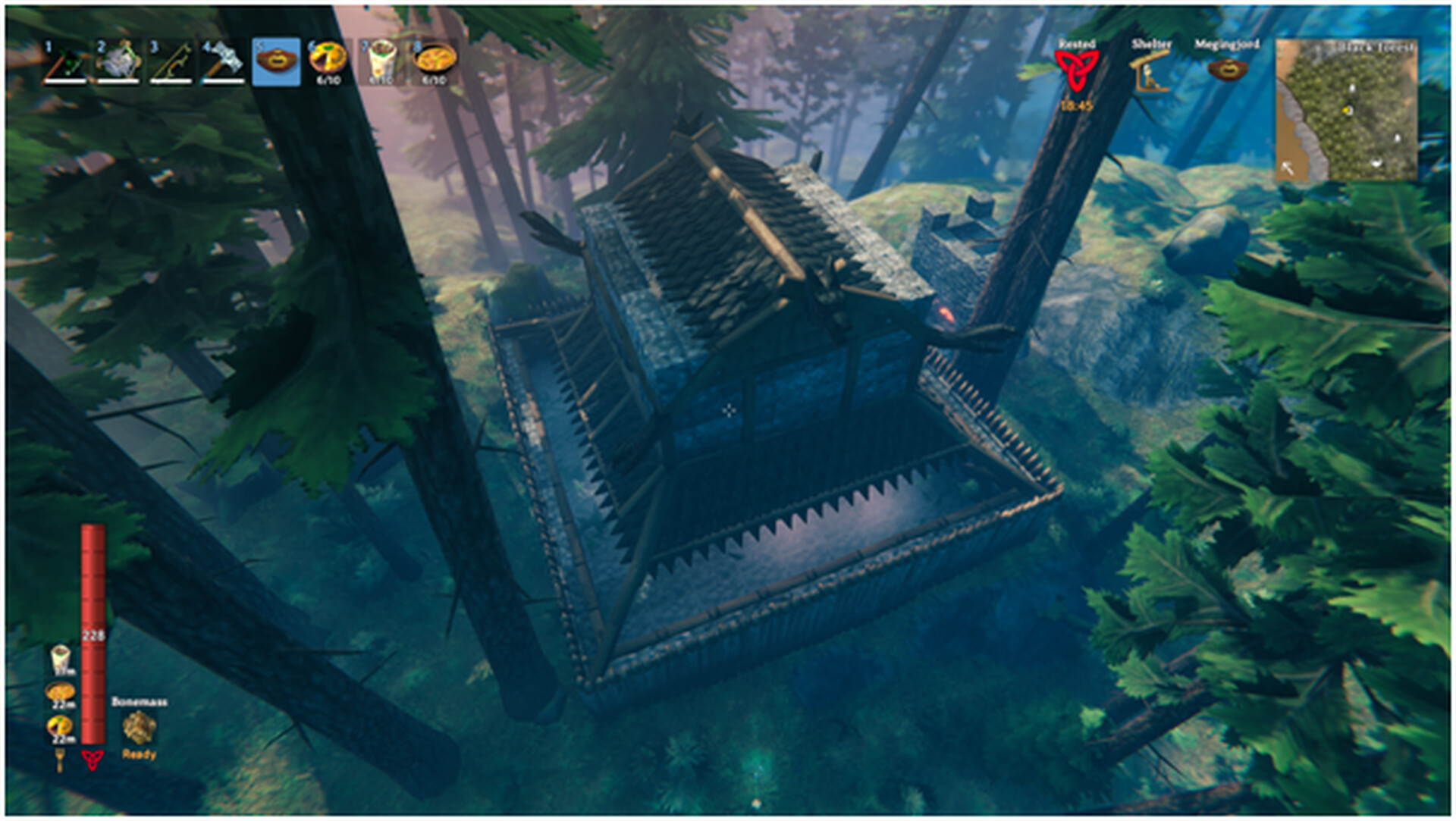 Temple in the Woods Valheim Build