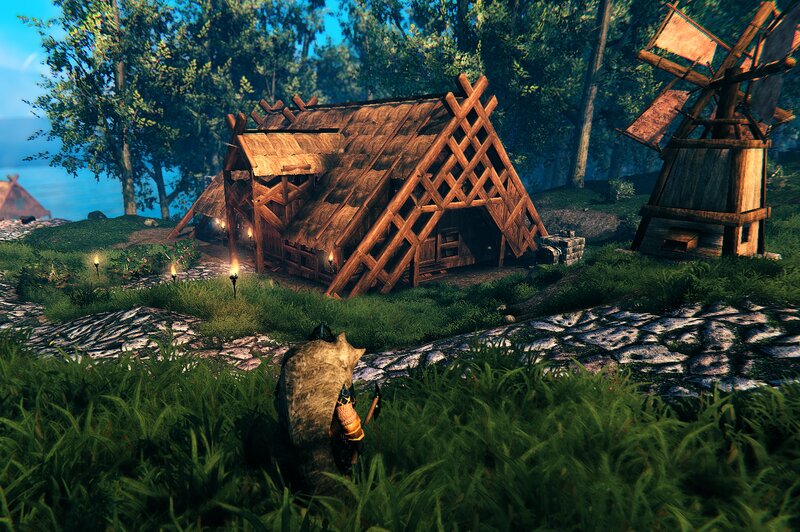 Starter Community Home Valheim Build