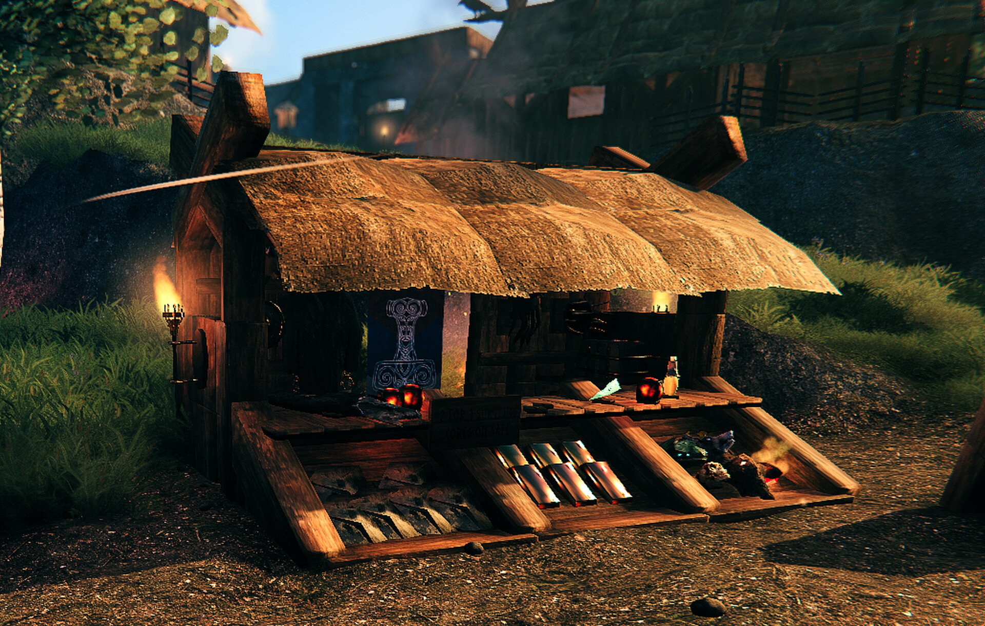 Market Stall Valheim Build