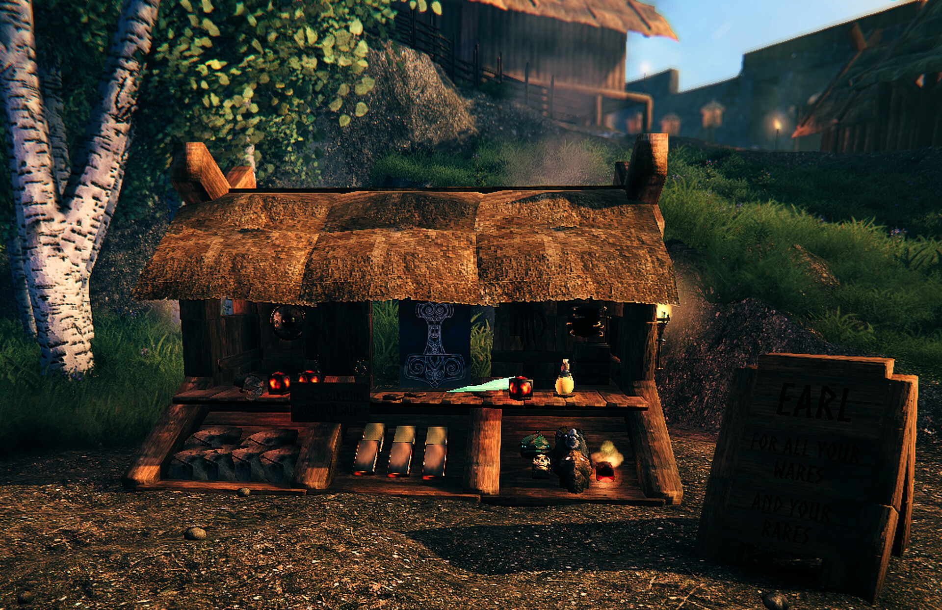 Market Stall Valheim Build