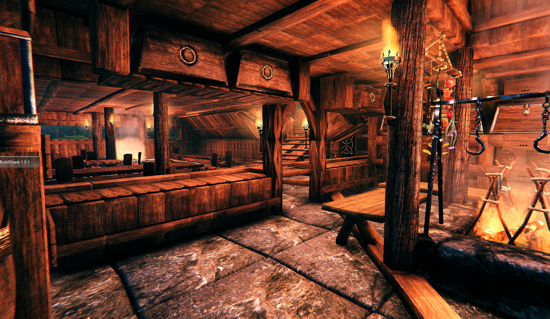 Inn with guest rooms Valheim Build