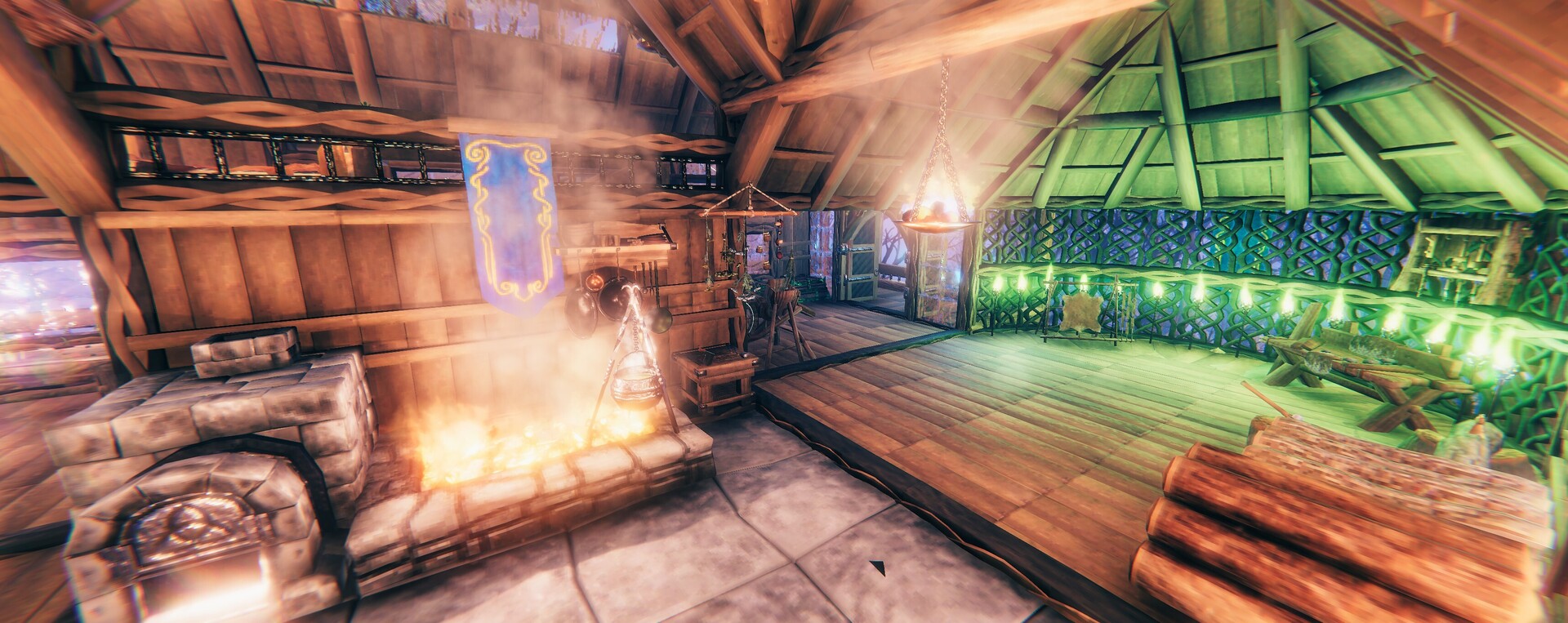 Two Pillars Valheim Build