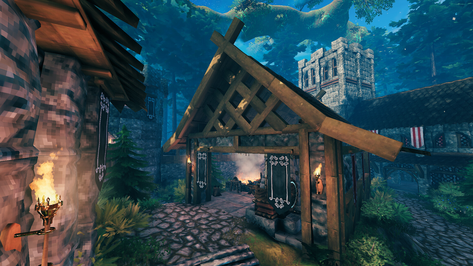 Hunting Lodge Valheim Build