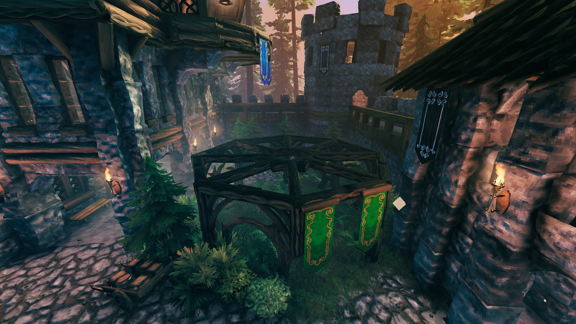 Hunting Lodge Valheim Build