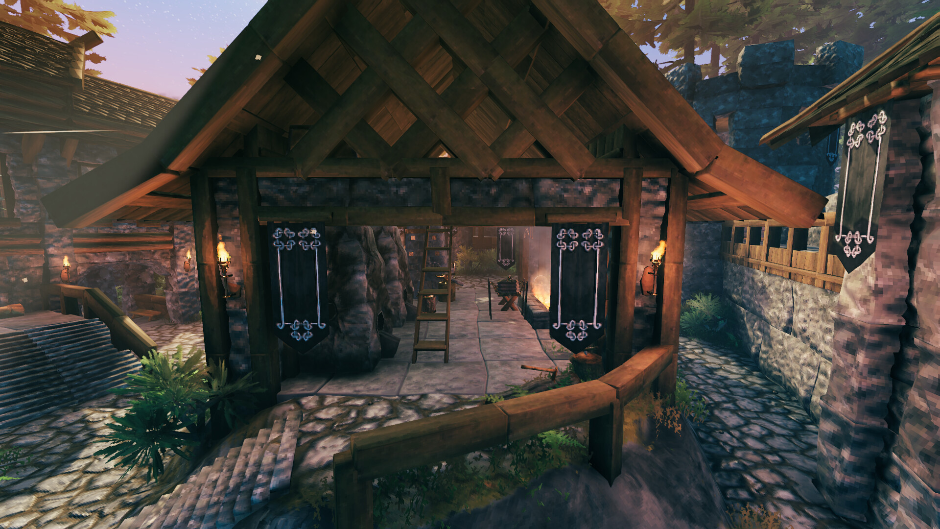 Hunting Lodge Valheim Build