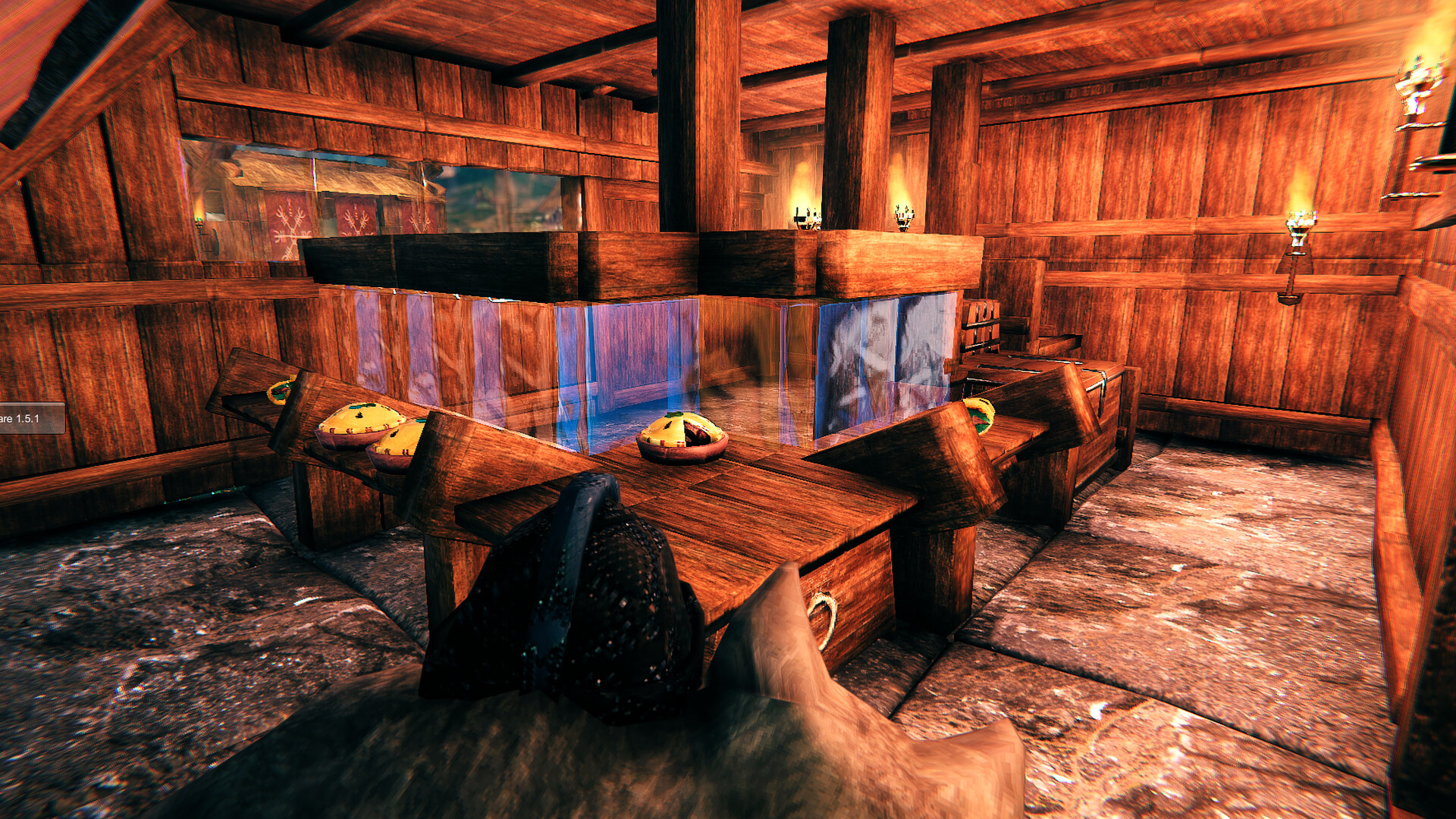 Bakery with small store and living area Valheim Build