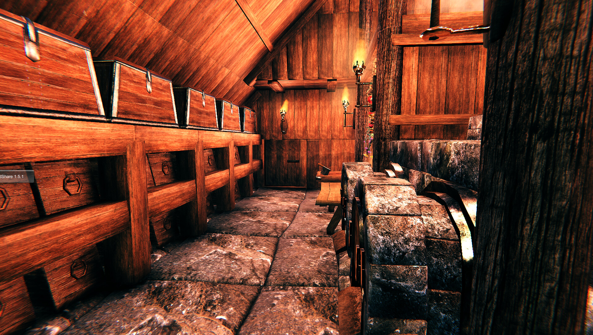 Bakery with small store and living area Valheim Build