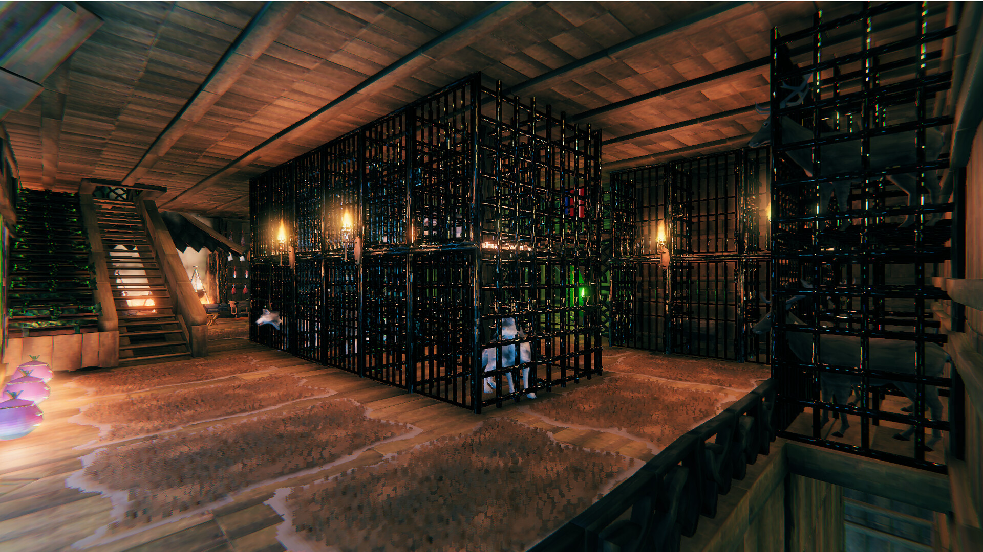 Haunted Victorian mansion, and mysterious clock Valheim Build