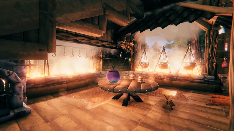 Haunted Victorian mansion, and mysterious clock Valheim Build