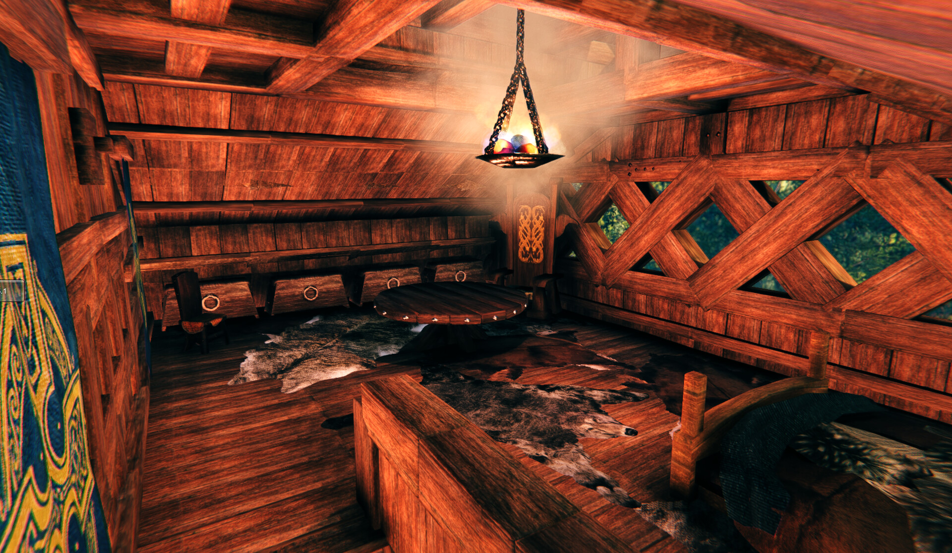 Several Longhouses Valheim Build