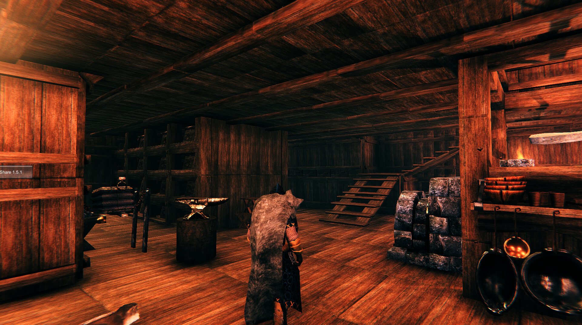 Longhouse with secret storage Valheim Build